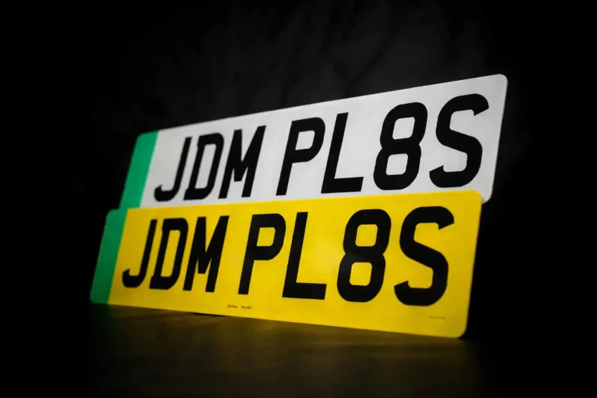 EV Metatek Printed Number Plates