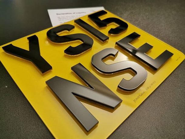 Small Legal Number Plates For Motorcycles, Quadbikes & ATV's