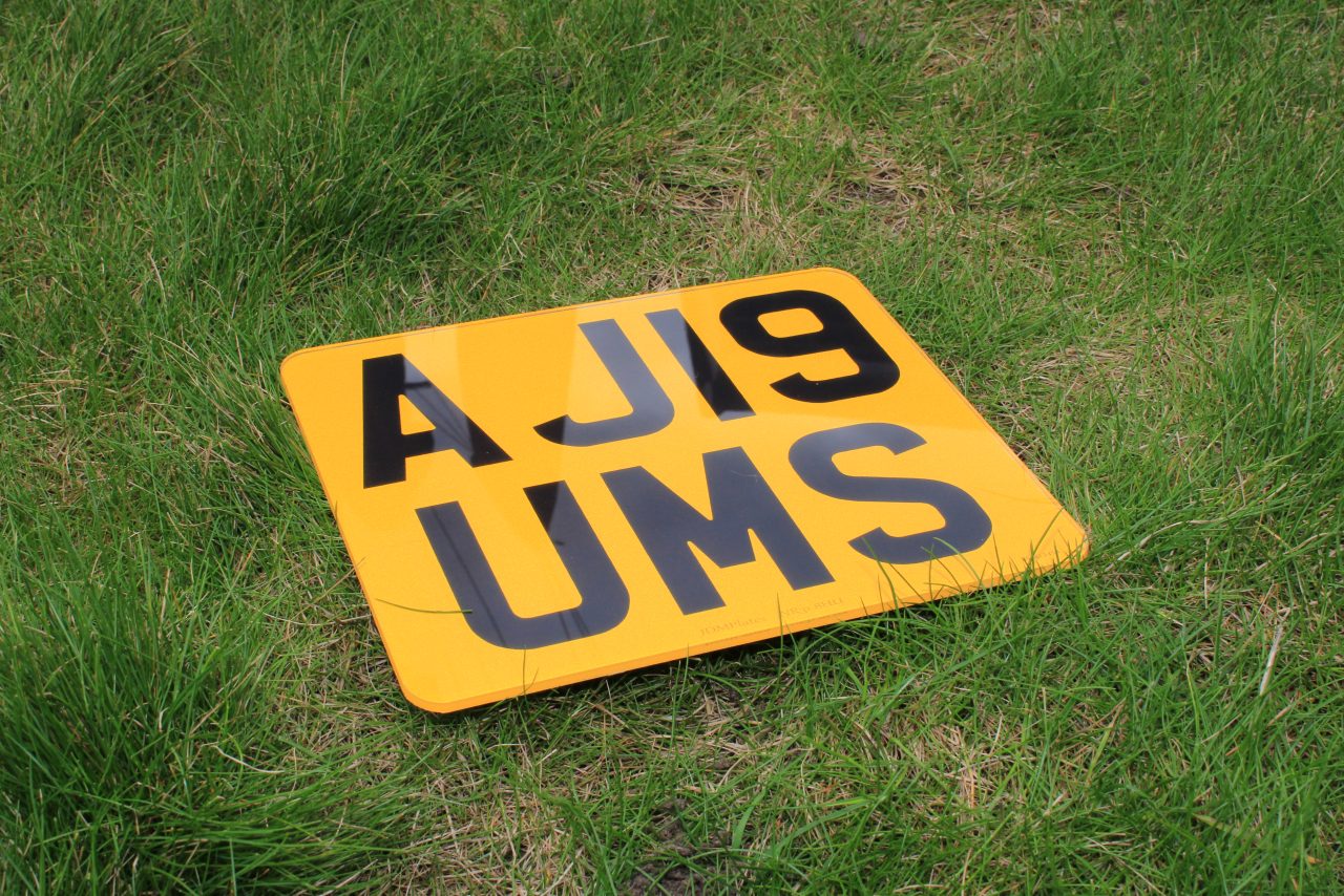 Small Legal Number Plates For Motorcycles, Quadbikes & ATV's