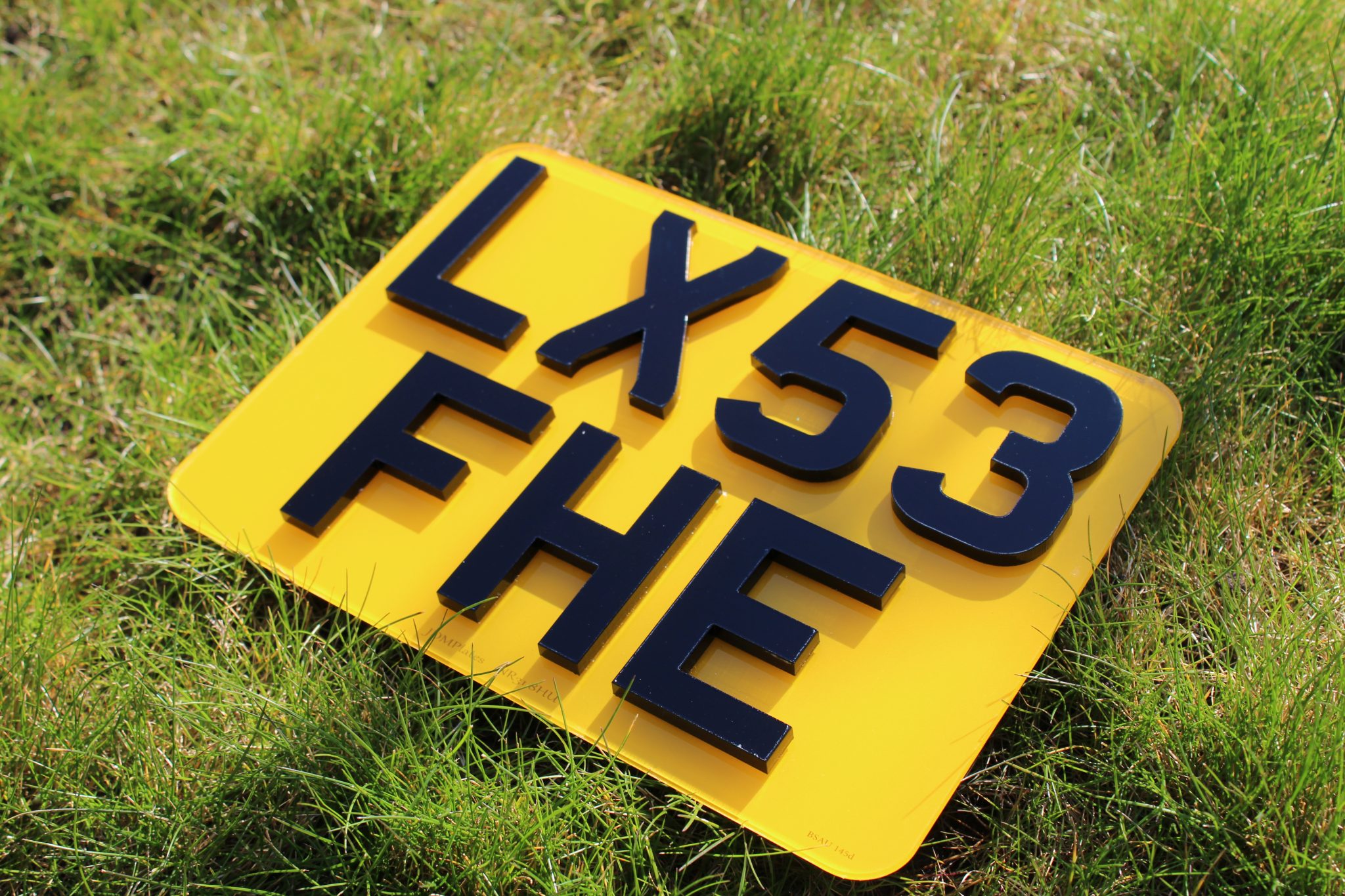 Small Legal Number Plates For Motorcycles, Quadbikes & ATV's