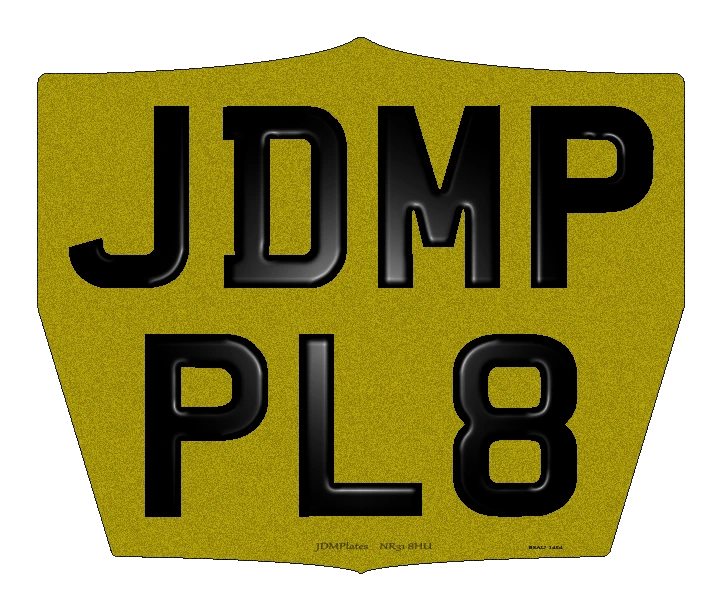 Shaped Motorcycle Number Plates | Best Quality | 1 Of A Kind