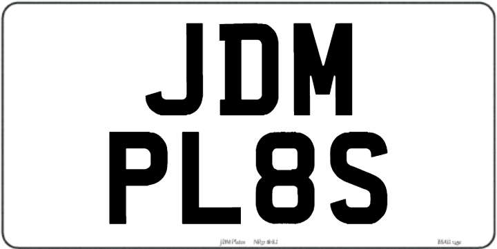 Number Plate Sizing Guide - JDM Plates Best No1 Premium