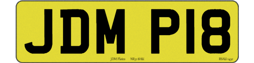 Number Plate Sizing Guide - JDM Plates Best No1 Premium