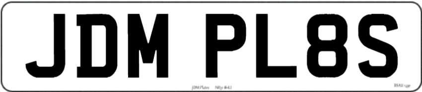 Number Plate Sizing Guide - JDM Plates Best No1 Premium