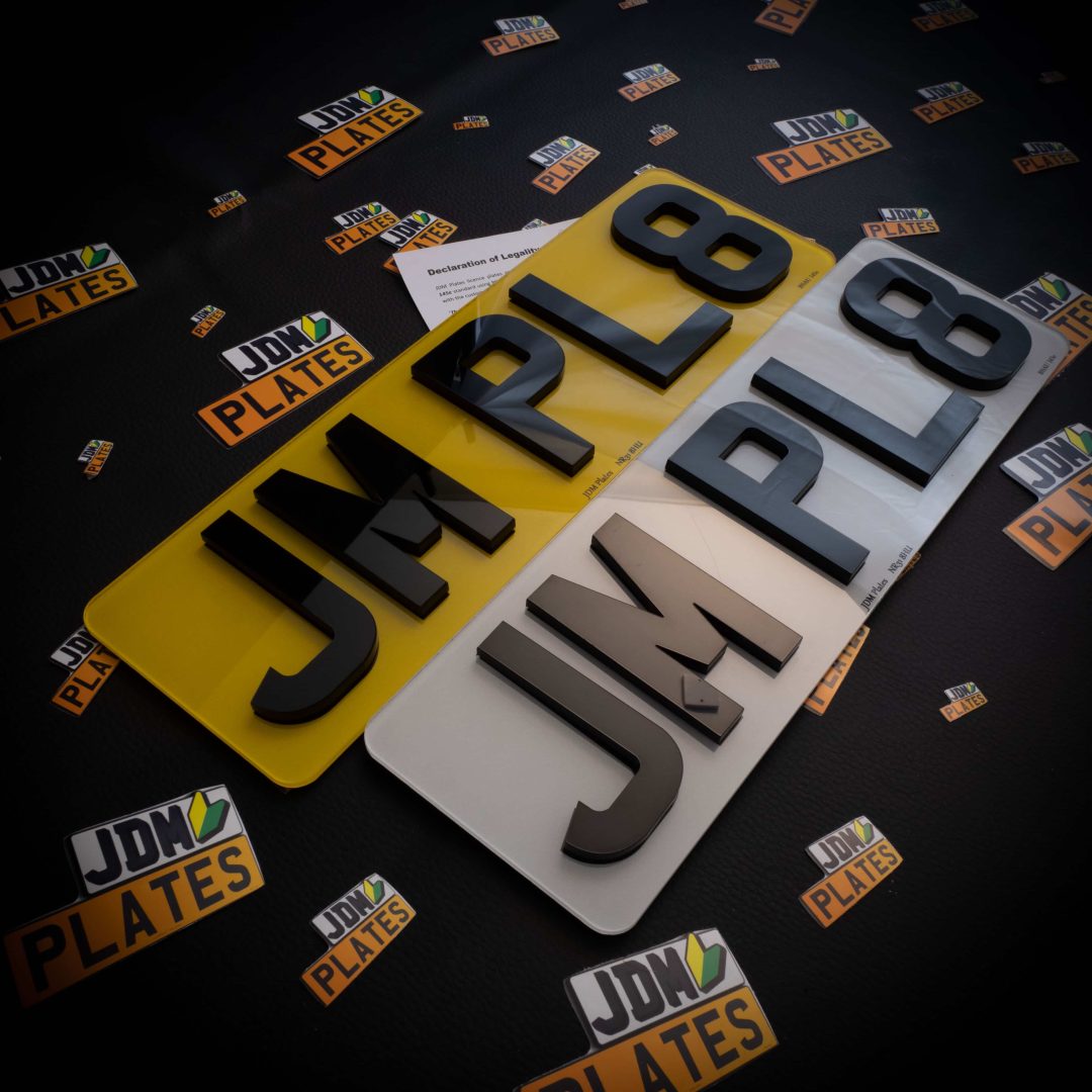 4D 5mm Number Plates For All Vehicles