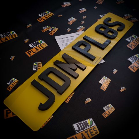 4D 5mm Number Plates For All Vehicles