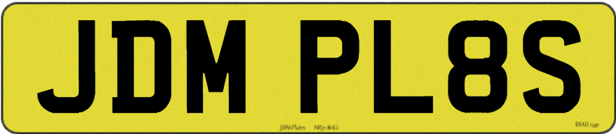 Number Plate Sizing Guide - JDM Plates Best No1 Premium