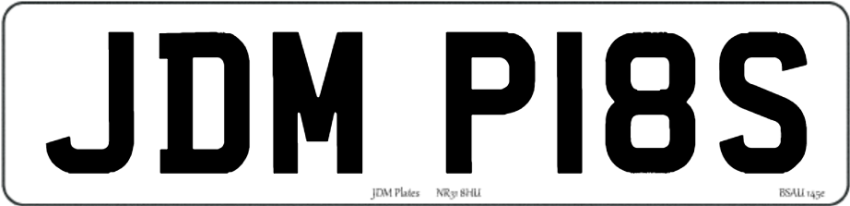 Number Plate Sizing Guide - JDM Plates Best No1 Premium