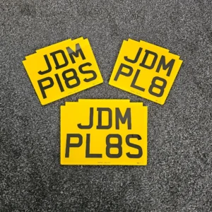 Deco V1 Motorcycle Number Plates | JDM Plates