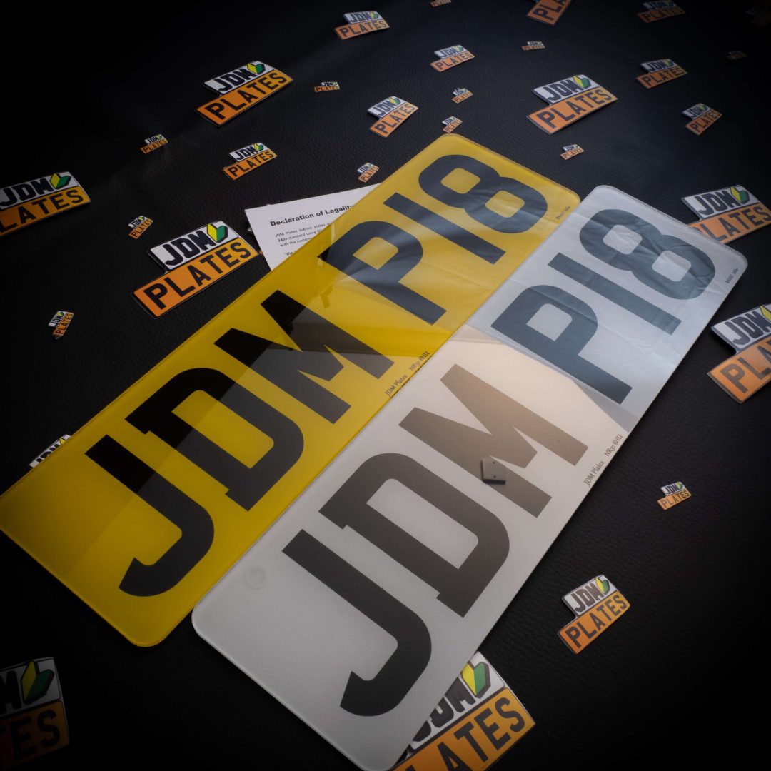 Small, Legal, Printed Number Plates For All Vehicles