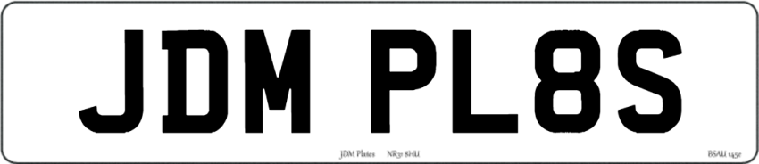 Number Plate Sizing Guide - JDM Plates Best No1 Premium