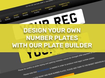 Design Your Number Plates. Number Plate Builder Image | JDM Plates